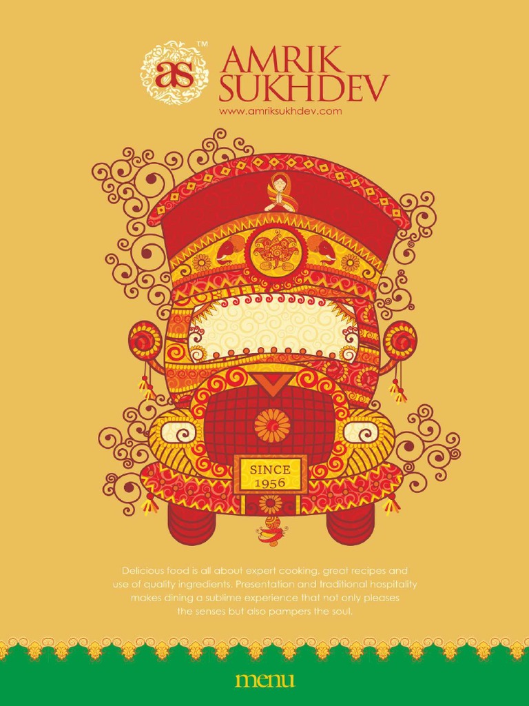 Amrik Sukhdev Dhaba Menu Card | PDF