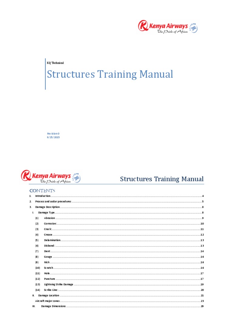 Structures Training Manual Rev0 | PDF | Aviation | Aircraft