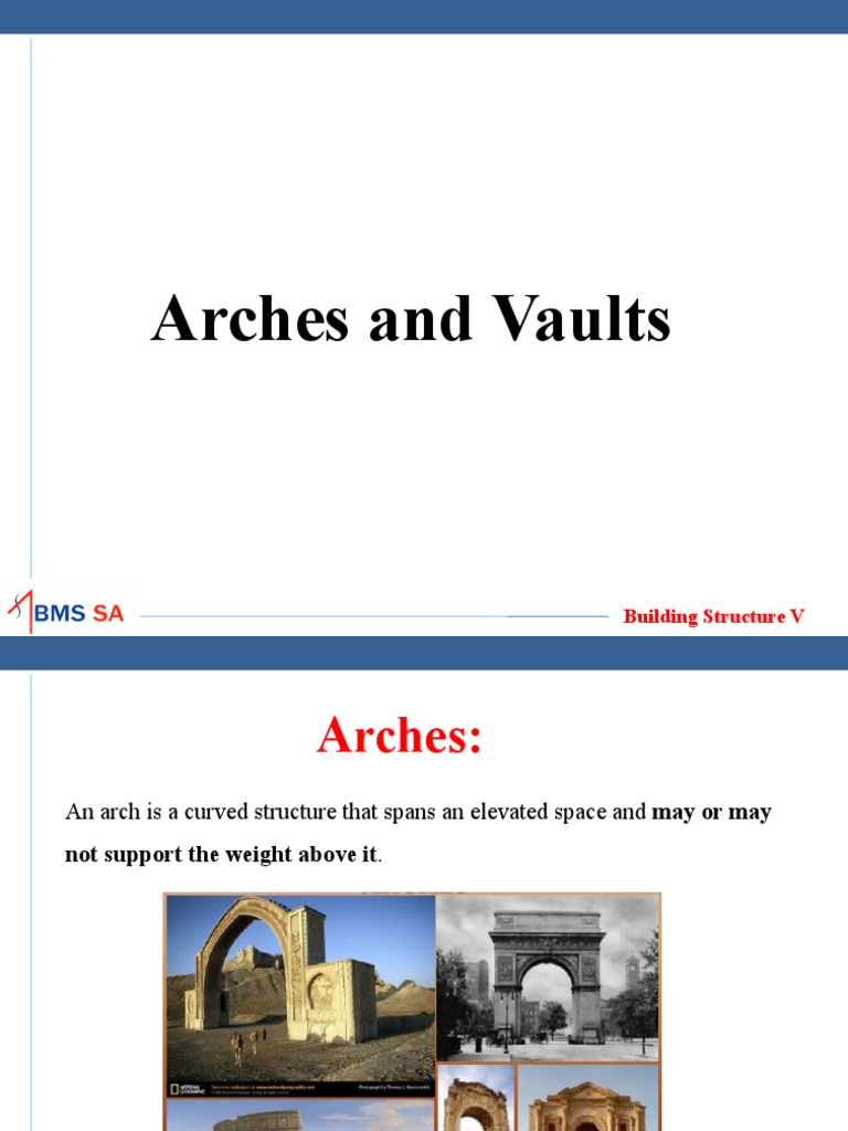 Arches and Vaults: Building Structure V | PDF | Vault (Architecture ...