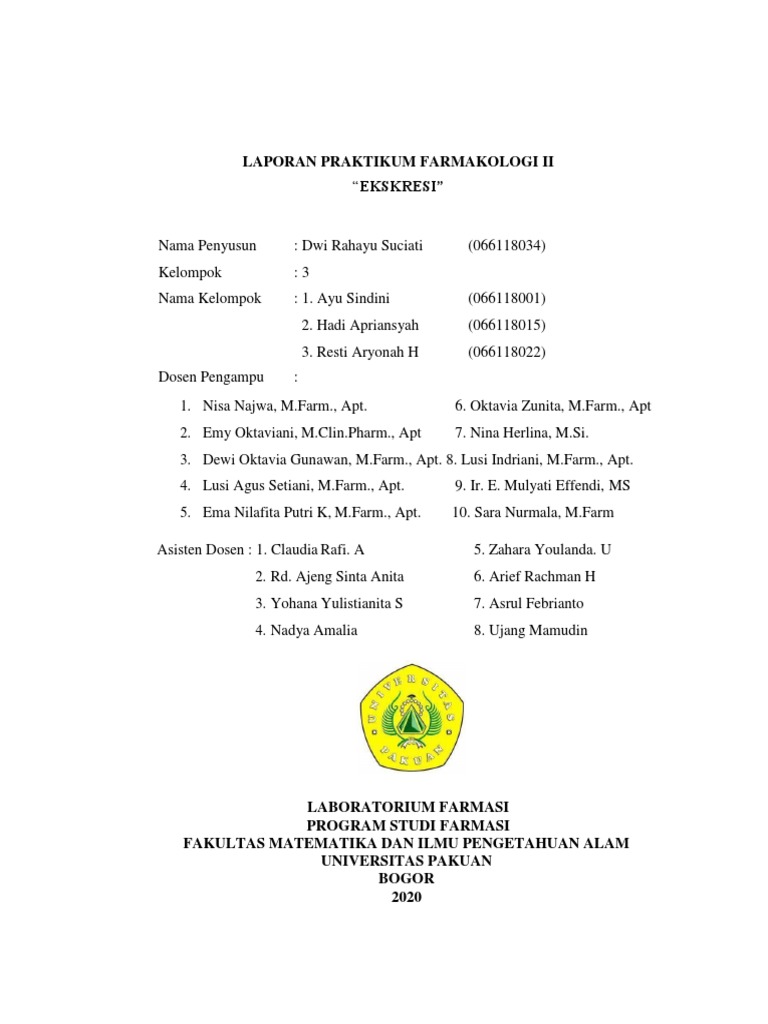 Dwi Rahayu S - Ekskresi | PDF