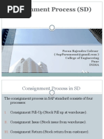 Consignment Process in SAP SD | PDF | Goods | Inventory