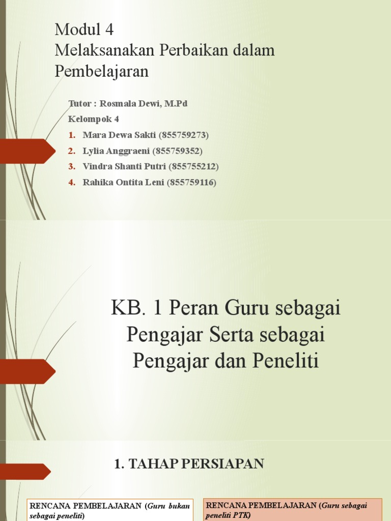Modul 4 PTK-1 | PDF
