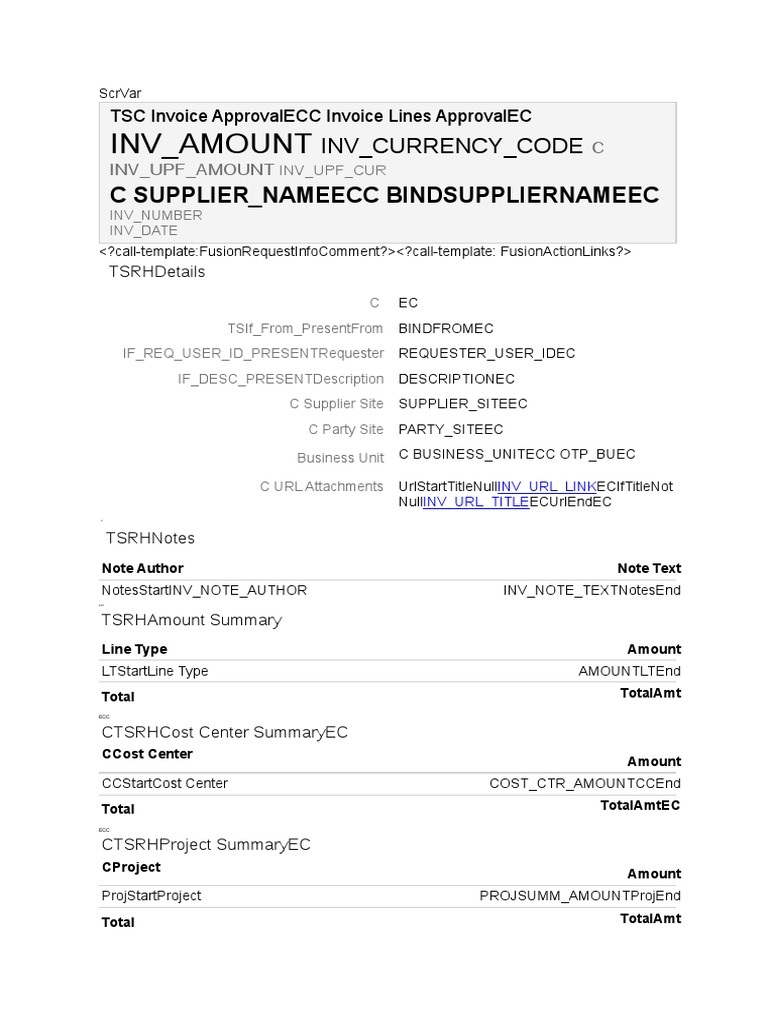 Inv - Amount: C Supplier - Nameecc Bindsuppliernameec | PDF | Computing ...