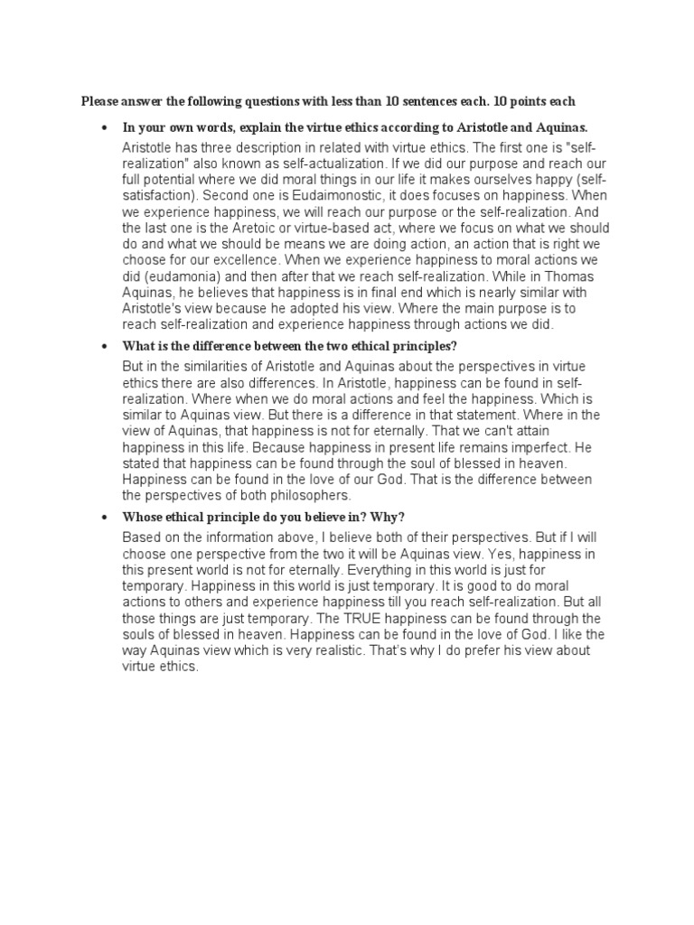 Please Answer The Following Questions With Less Than 10 Sentences Each ...