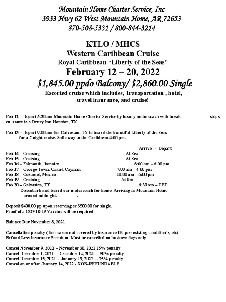 KTLO Caribbean Cruise 2022 | PDF