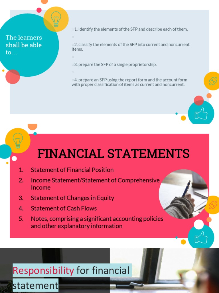 Statement of Financial Position | PDF | Debits And Credits | Balance Sheet