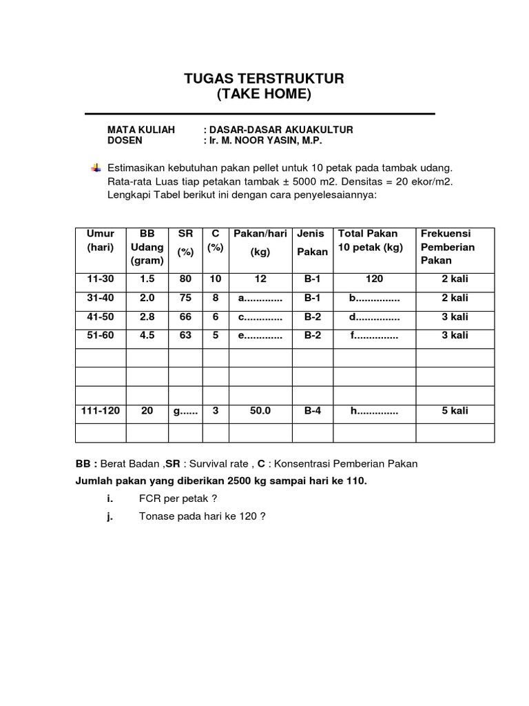 Dasar2 Akuakultur Temu V 2020 | PDF