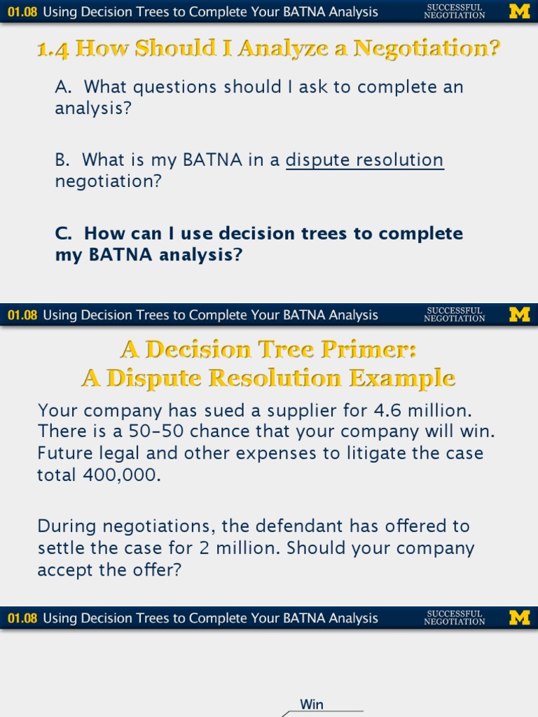 Negotiation Analysis Using Decision Trees | PDF
