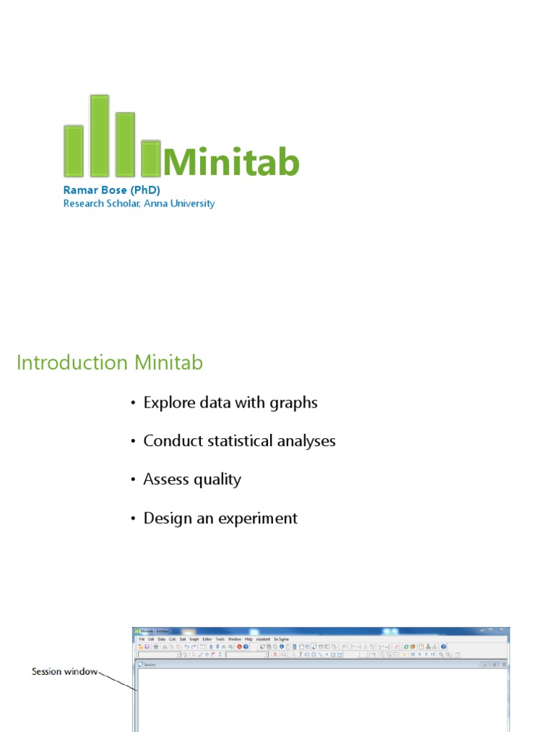 Minitab - Tutorial | PDF | Analysis Of Variance | Descriptive Statistics