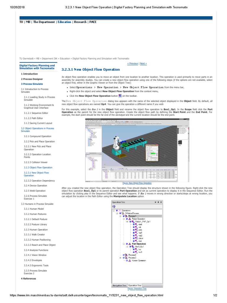 3.2.3.1 New Object Flow Operation - Digital Factory Planning and ...