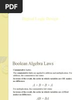 Boolean Algebra Cheat Sheet | PDF