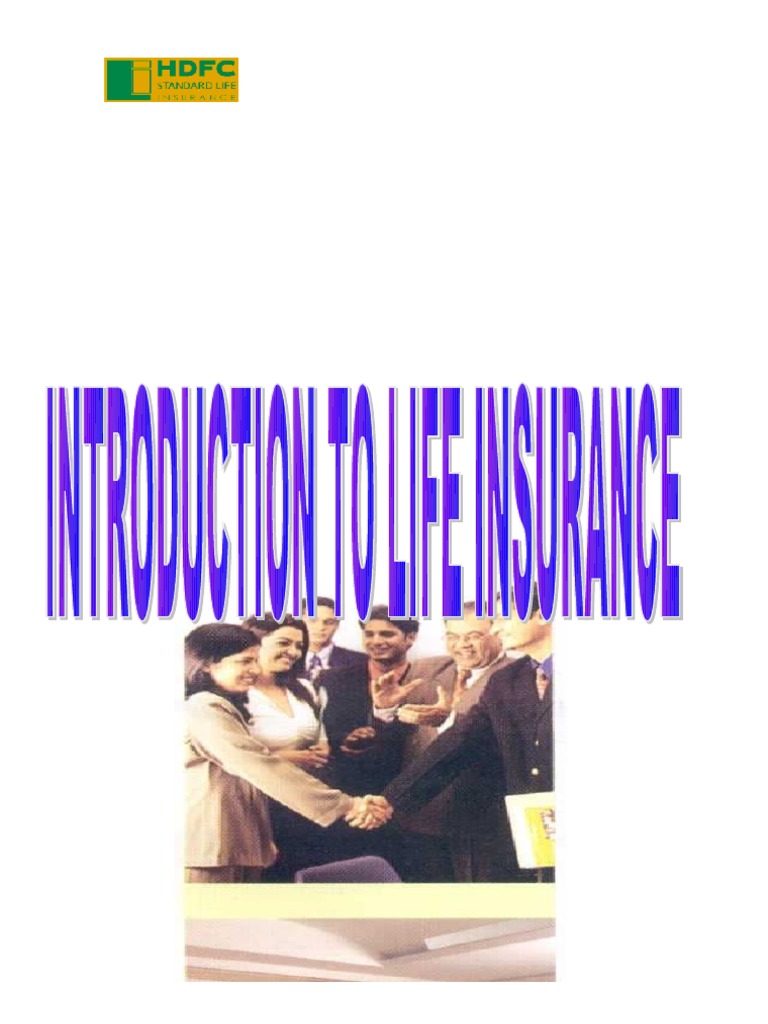 HDFC Standard Life Insurance | PDF | Life Insurance | Insurance