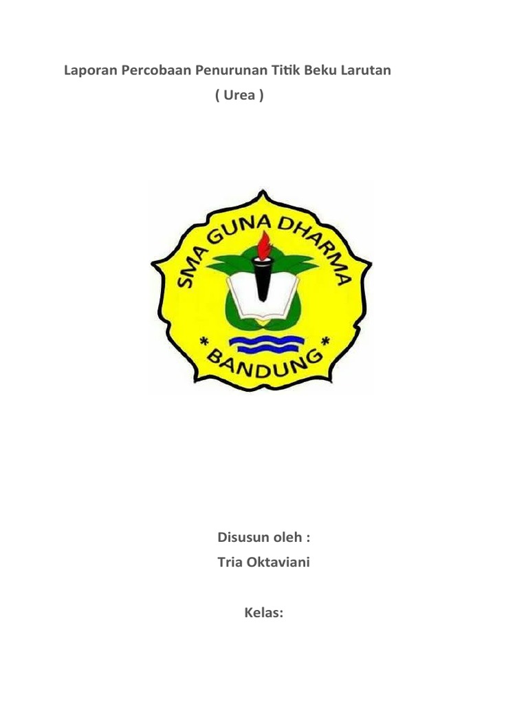Penurunan Titik Beku Larutan Urea | PDF