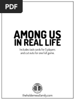 Real-Life Among Us Game Instructions | PDF | Computing