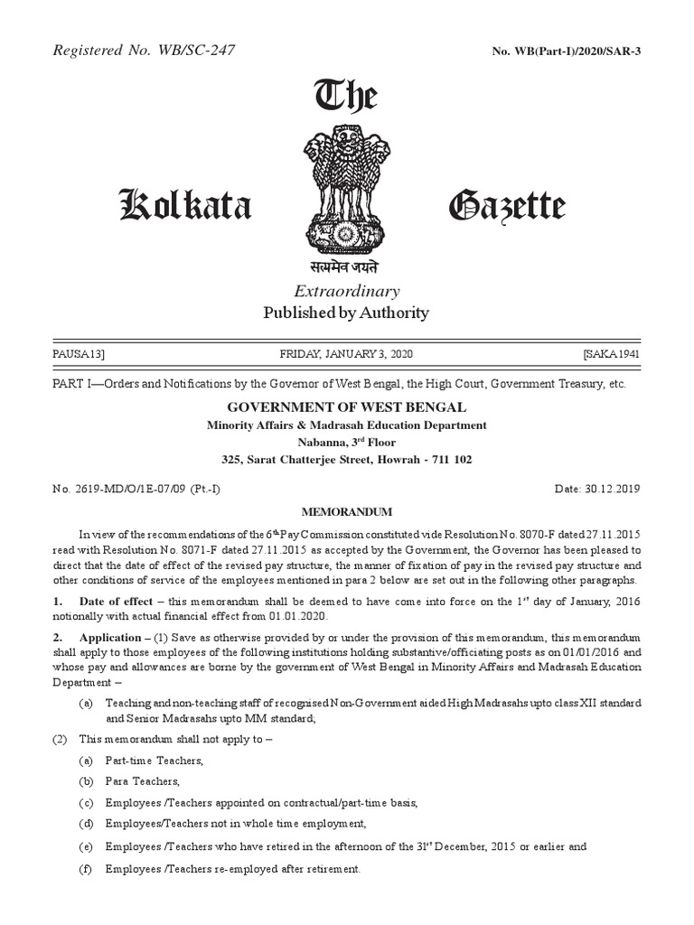 Madrasah Teacher WB ROPA 2019 DME | PDF | Business