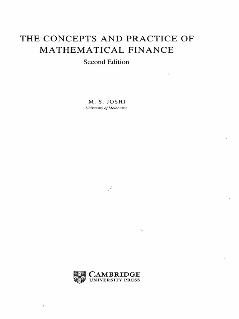 The Concepts and Practice of Mathematical Finance: Second Edition ...