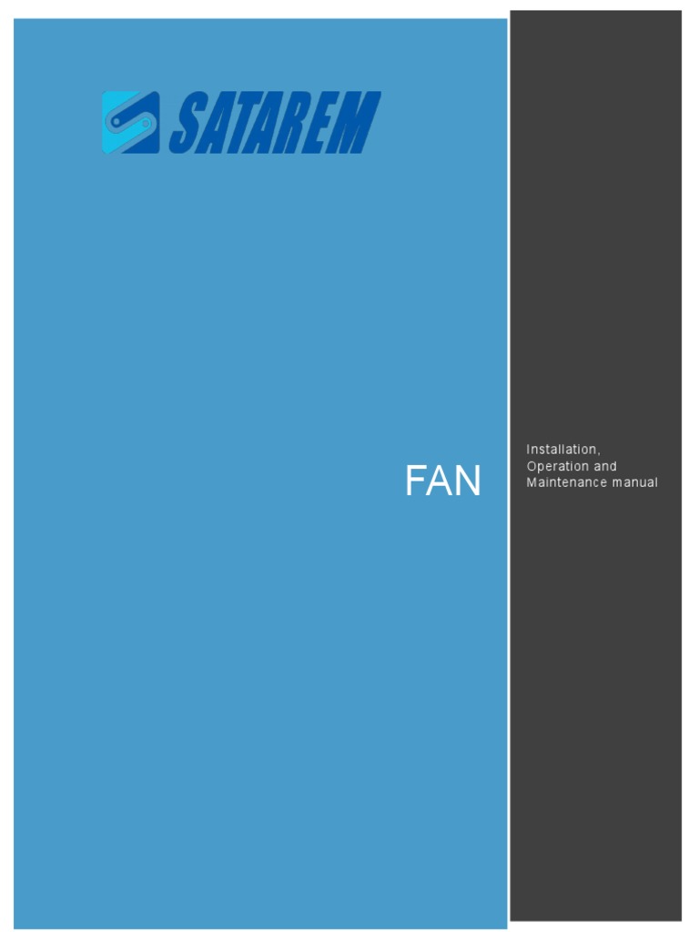 Fan User Manual | PDF