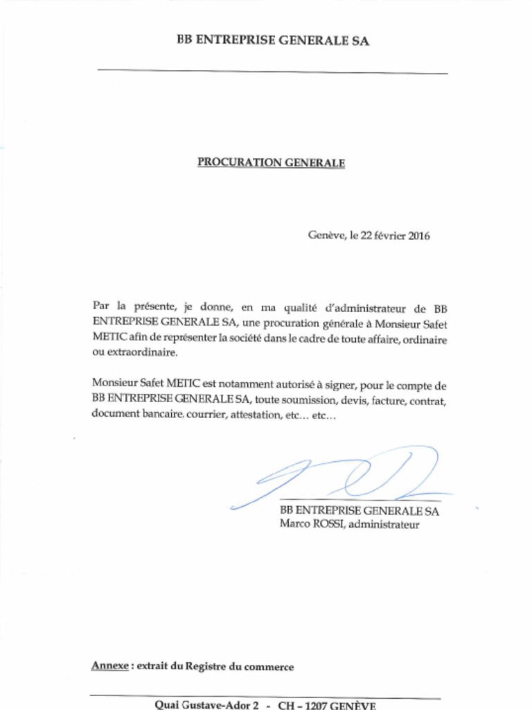Procuration | PDF
