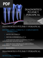 Diagnostico Pulpar y Periapical | PDF | Dolor | Inflamación