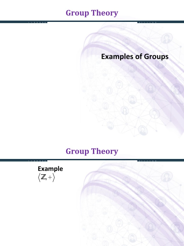 Examples of Groups in Group Theory | PDF | Abstract Algebra | Group Theory