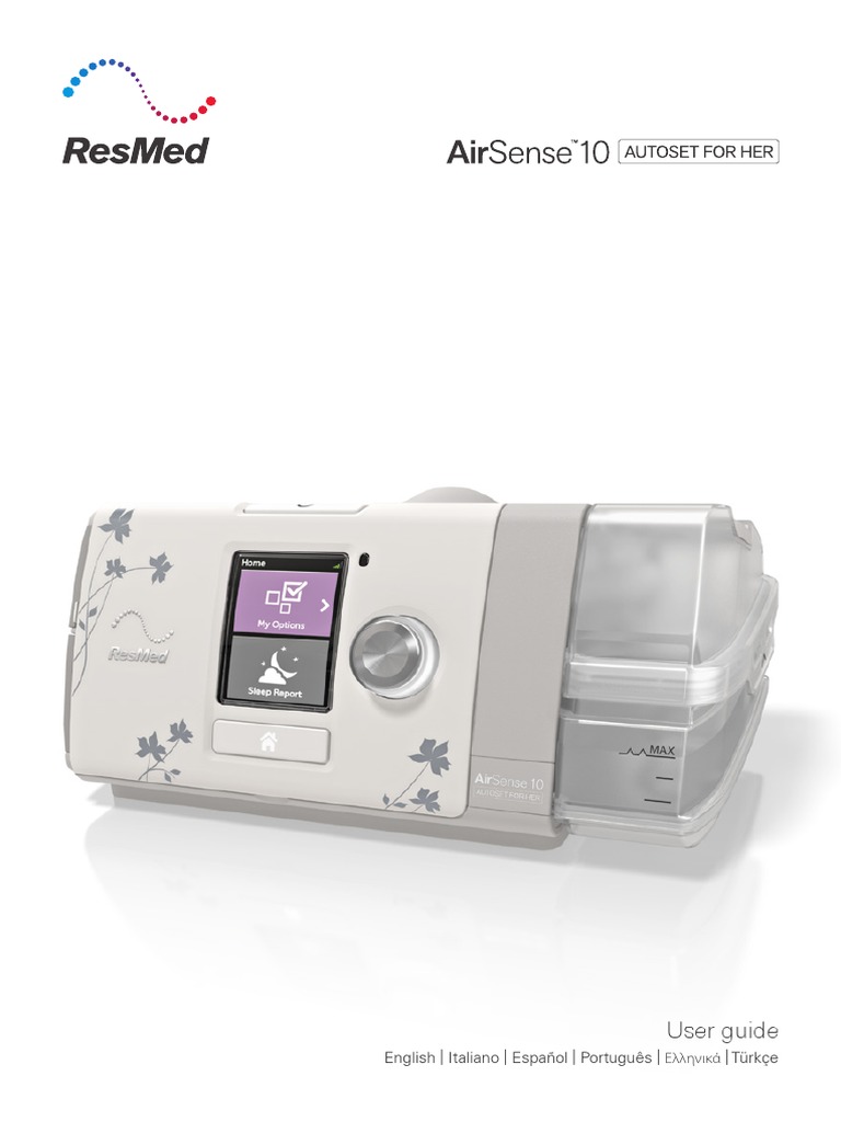 Resmed Airsense10-Afh User-Guide Eur1 Eng | PDF | Dishwasher | Humidity