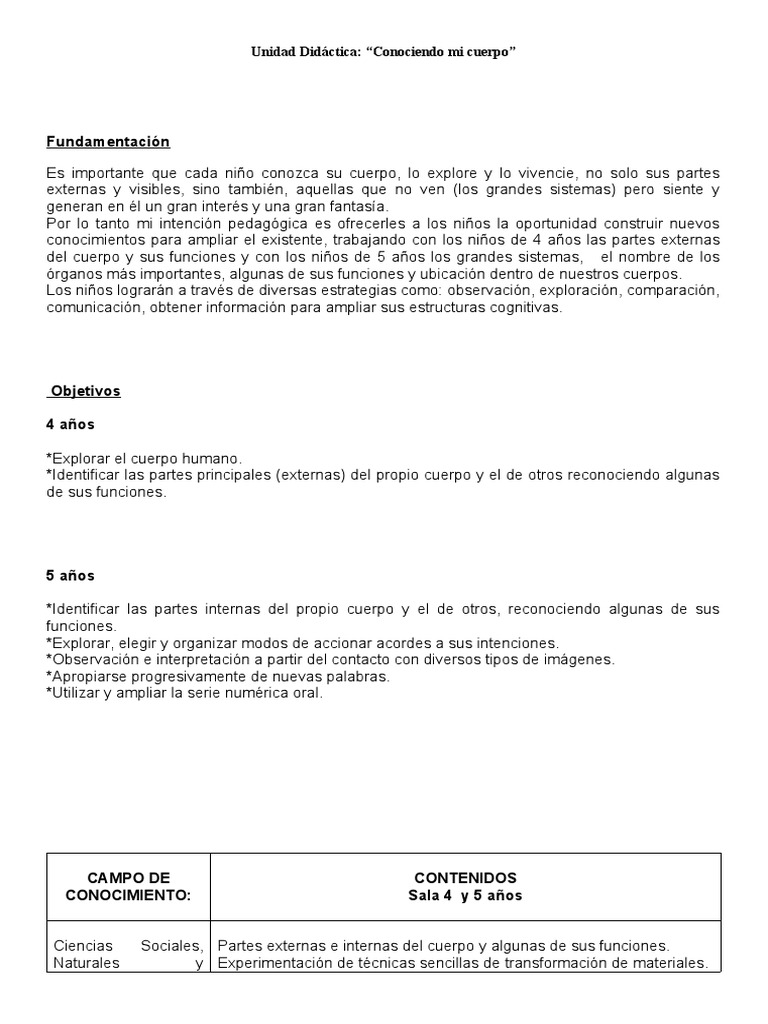 Explorando el Cuerpo Humano | PDF | La naturaleza humana | Cognición