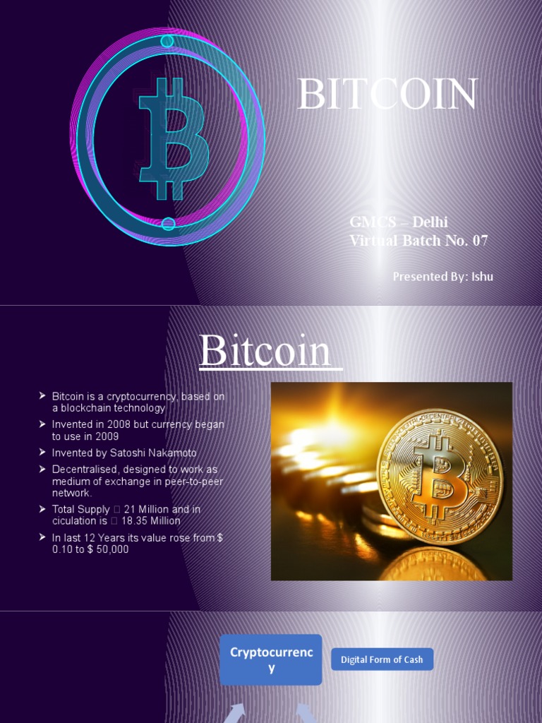 Bitcoin: GMCS - Delhi Virtual Batch No. 07 | PDF