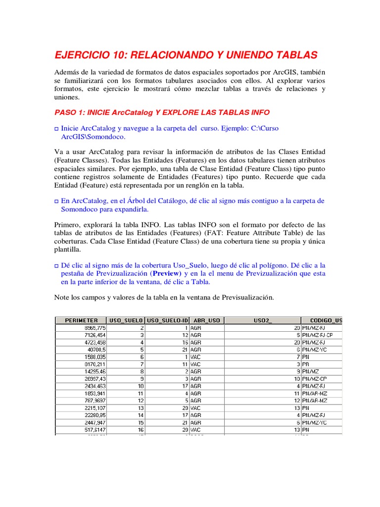 EJERCICIO 10 - Trabajando Con Tablas | PDF | Archivo de computadora ...
