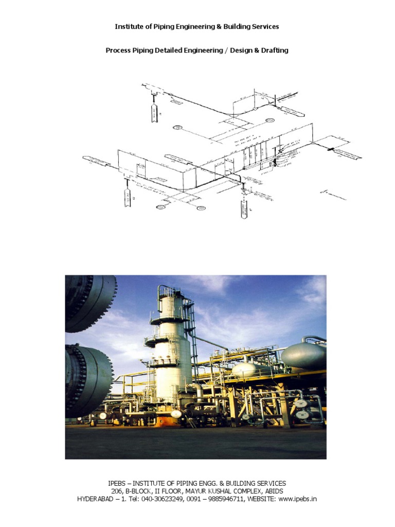 Process Piping Detailed Engineering - Design & Drafting | PDF | Pipe ...