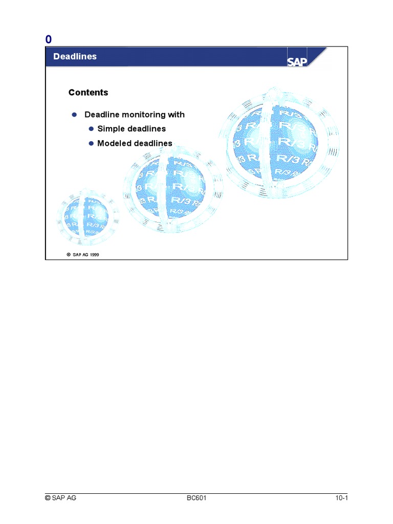 Deadlines: Deadline Monitoring With Simple Deadlines Modeled Deadlines ...