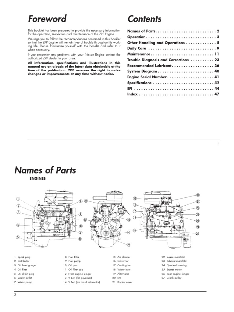 Nissan - H20 II Operation - Manual | PDF | Carburetor | Fuel Injection