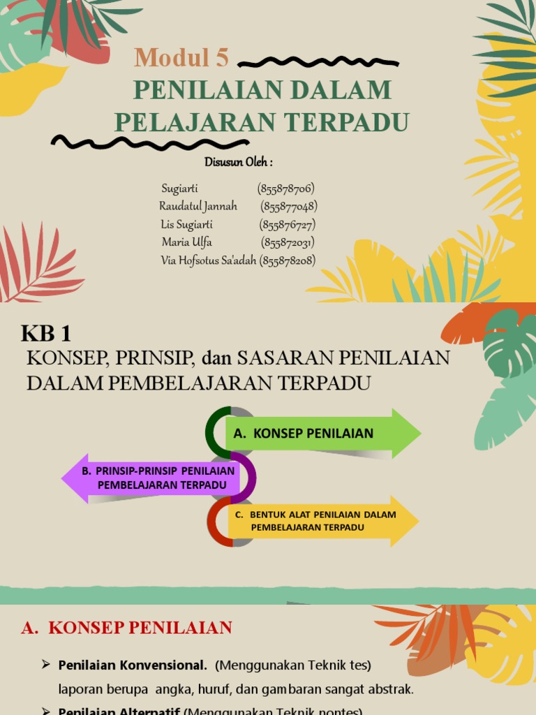 Pembelajaran Terpadu Modul 5 | PDF