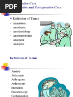 Postoperative Nursing Management | PDF | Anesthesia | Wound