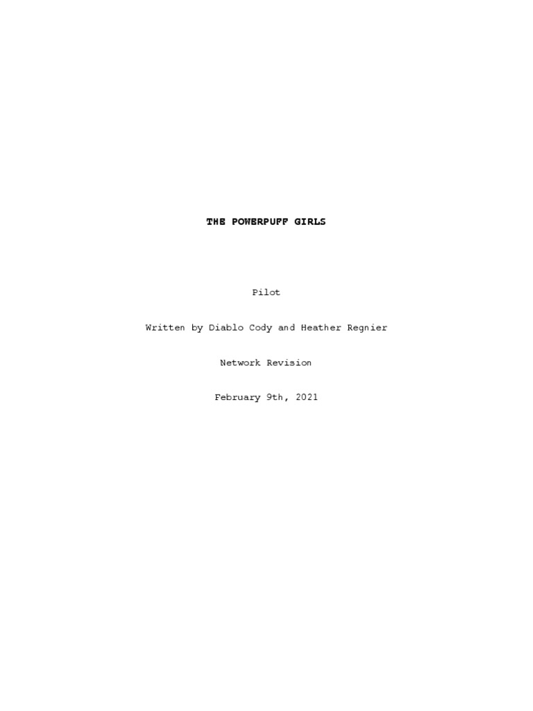 Powerpuff (The CW Live-Action Powerpuff Girls Series) - Leaked Pilot ...