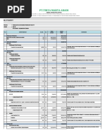 Contoh Tabel Outstanding Pekerjaan | PDF