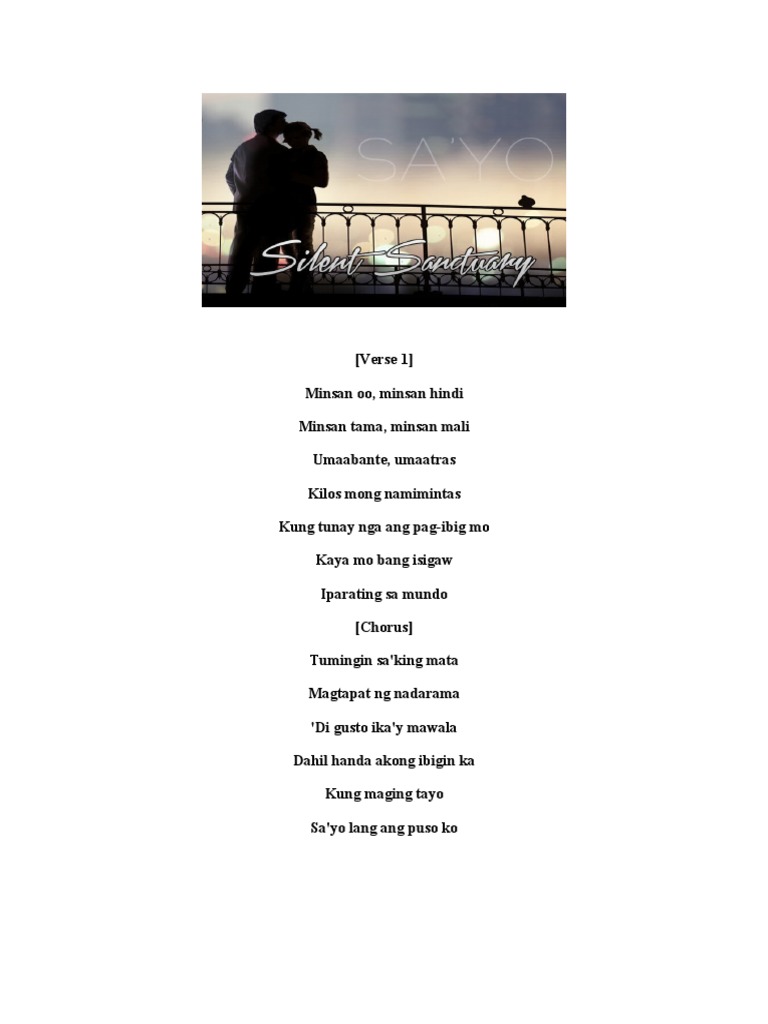 Sayo Lyrics | PDF