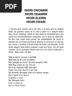 Odi Obara | PDF | Religión étnica | Adivinación