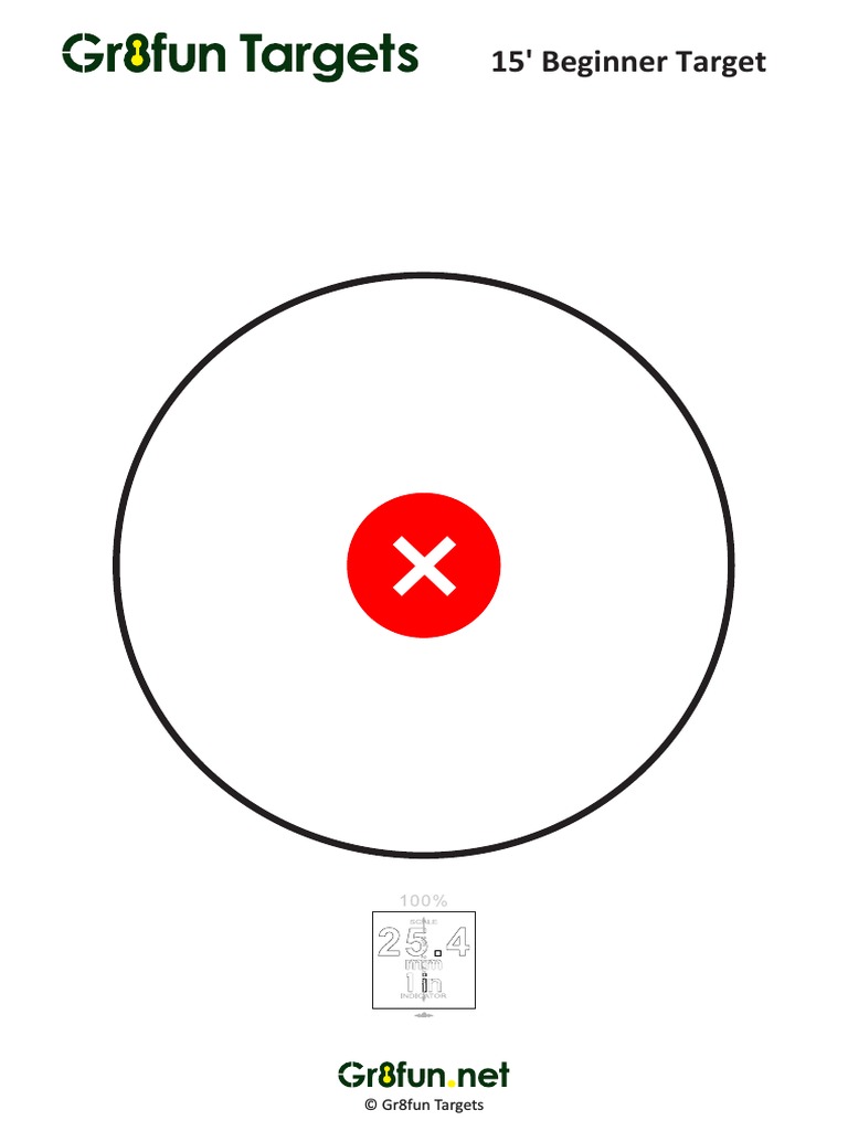 15 Foot Beginner Air Gun Target | PDF