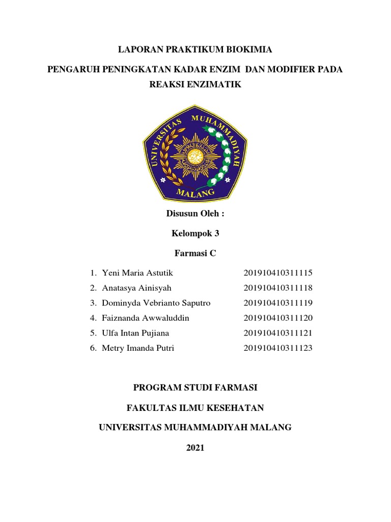 Pengaruh Kadar Enzim dan Inhibitor | PDF