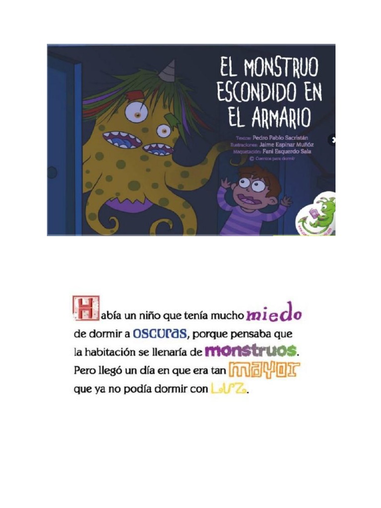 El Monstruo Escondido en El Armario | PDF