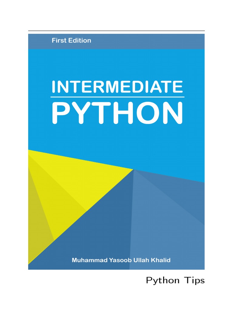 Intermediate Python | PDF | Parameter (Computer Programming) | Computer ...