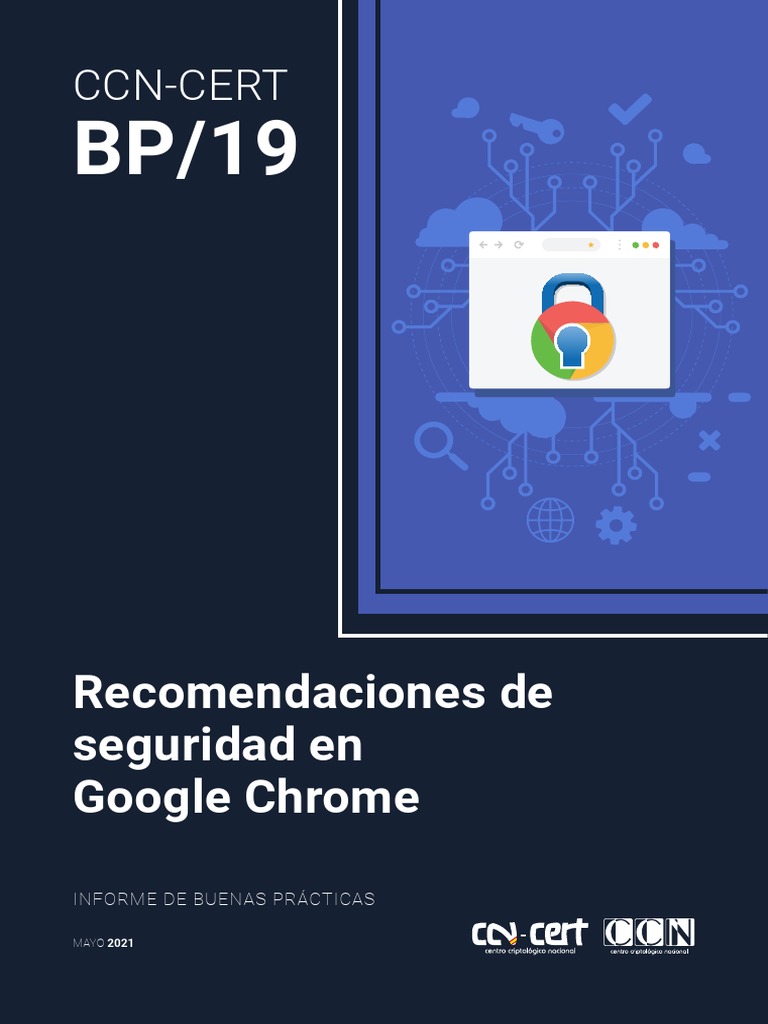 CCN-CERT - BP-19 Google Chrome Buenas Practicas | PDF | Cookie HTTP | Script Java