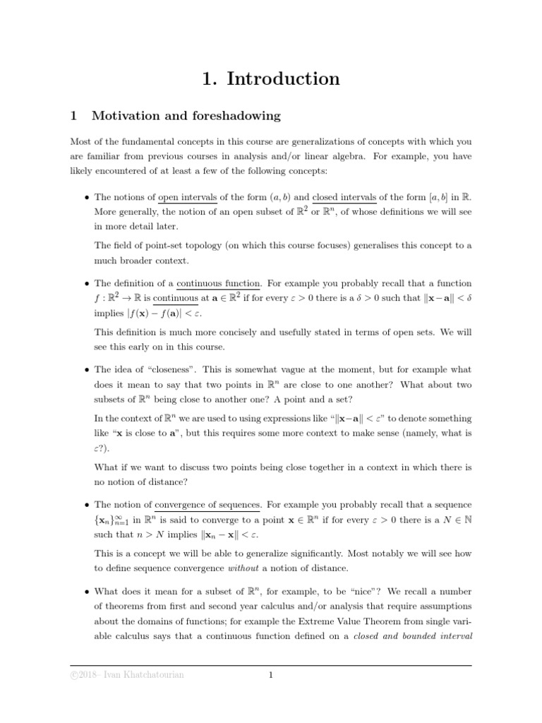 Introduction to Point-Set Topology | PDF | Continuous Function | Sequence