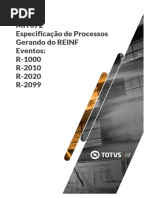 Tutorial EFD REINF Datasul - Linha Datasul - TDN | PDF | XML | Recibo