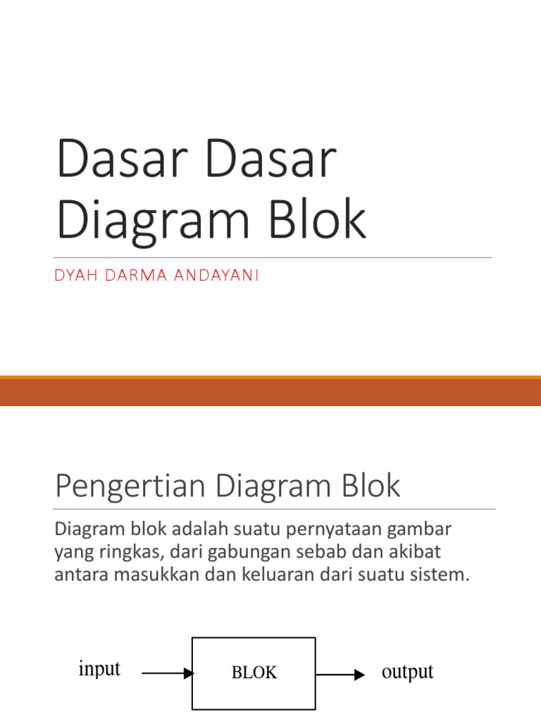 Dasar Dasar Blok Diagram | PDF