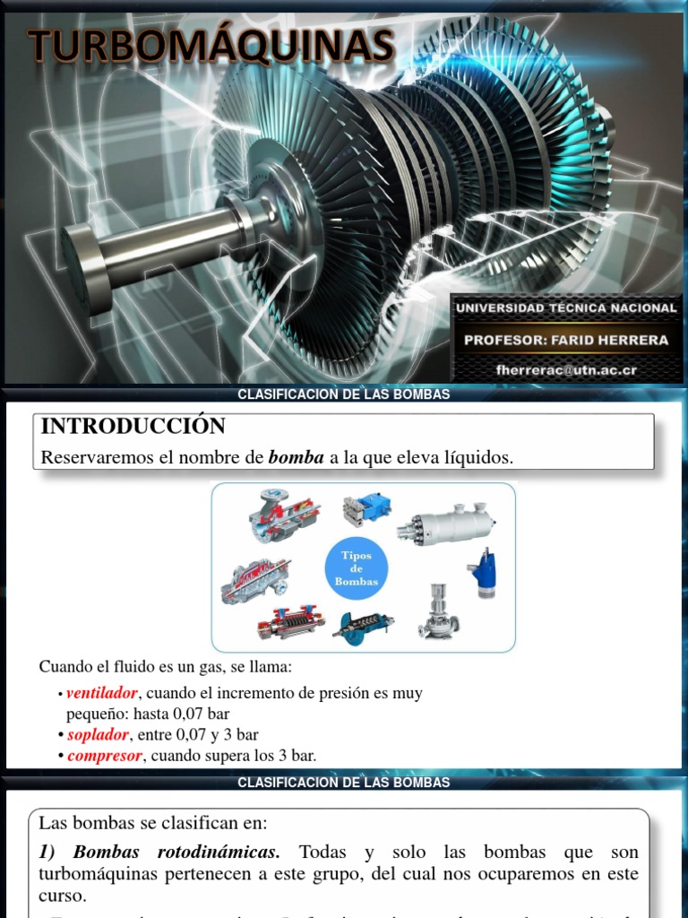 Unidad Iv-Turbomáquinas Hidráulicas Generadoras, Bombas Rotodinámicas y ...