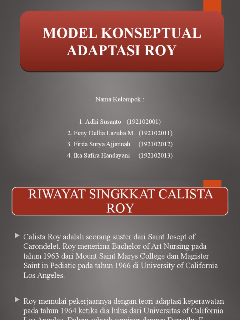 Adaptasi Roy | PDF