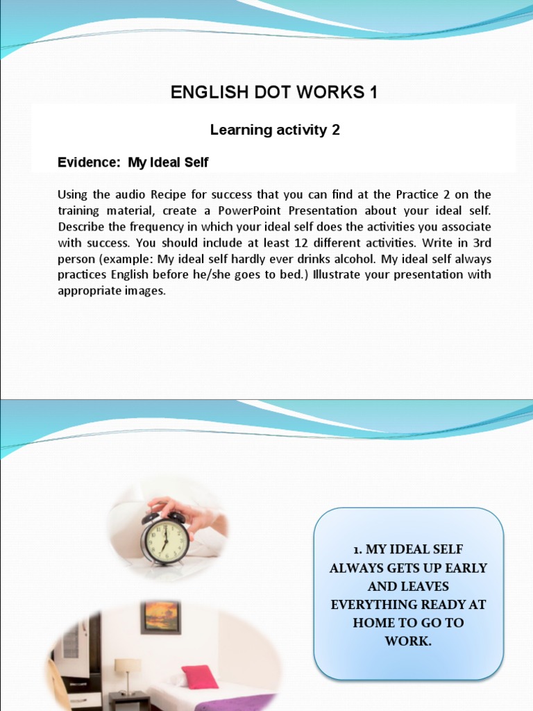 My Ideal Self: Success Activities Guide | PDF