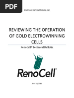 Optimizing Gold Electrowinning Cells | PDF | Corrosion | Anode