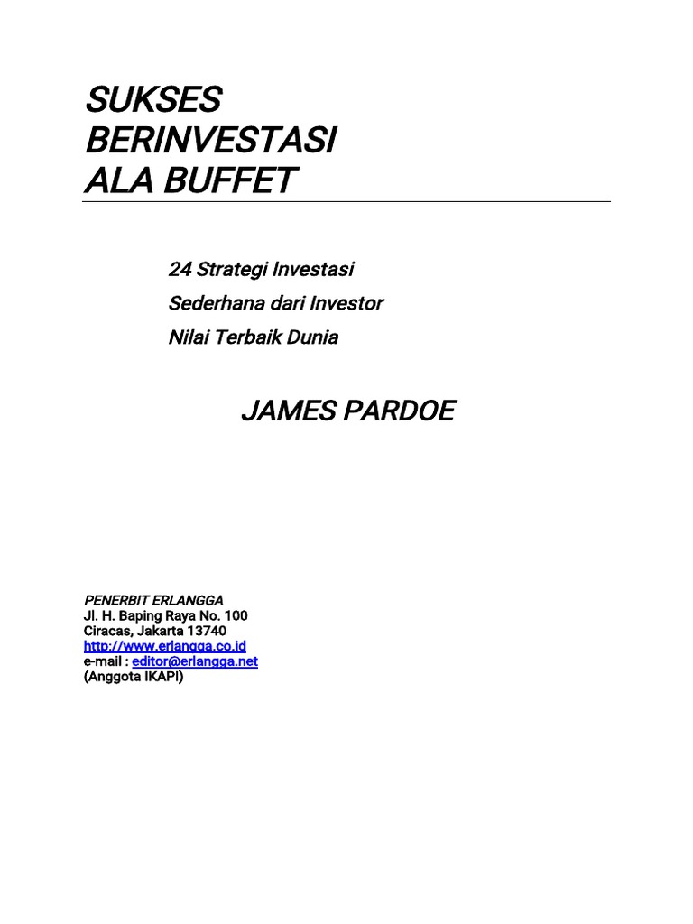 Investor Nilai - James Pardoe | PDF